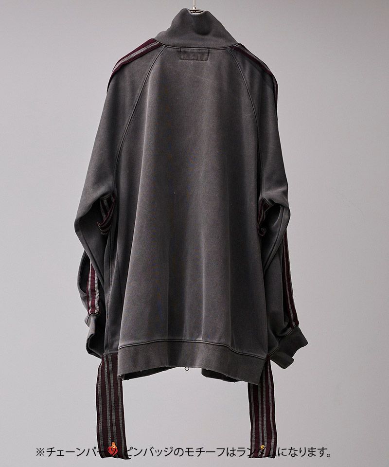 30%OFF【BODYSONG.(ボディソング)】PIGMENT-DYED DISTRESSED TRACK JACKET トラックジャケット ...