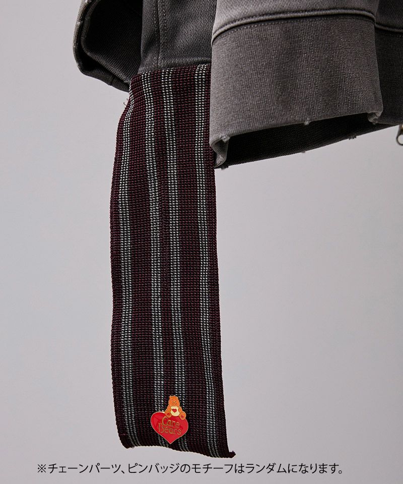 【BODYSONG.(ボディソング)】PIGMENT-DYED DISTRESSED TRACK JACKET トラックジャケット ...