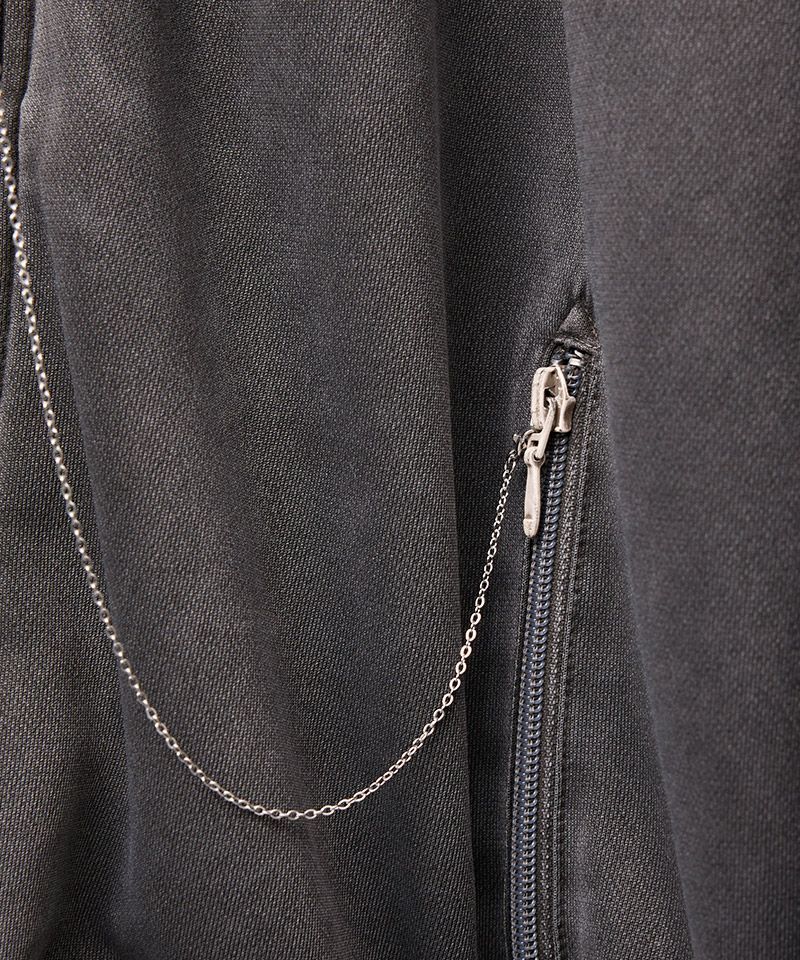 【BODYSONG.(ボディソング)】PIGMENT-DYED DISTRESSED TRACK JACKET トラックジャケット ...