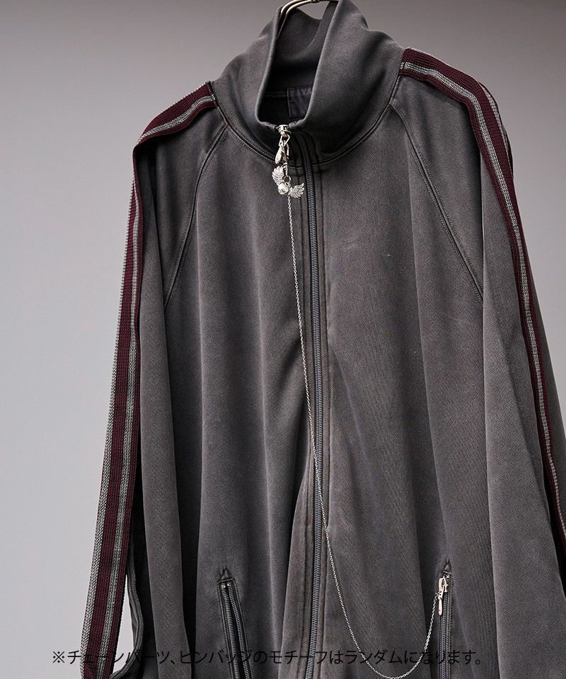 30%OFF【BODYSONG.(ボディソング)】PIGMENT-DYED DISTRESSED TRACK JACKET トラックジャケット ...