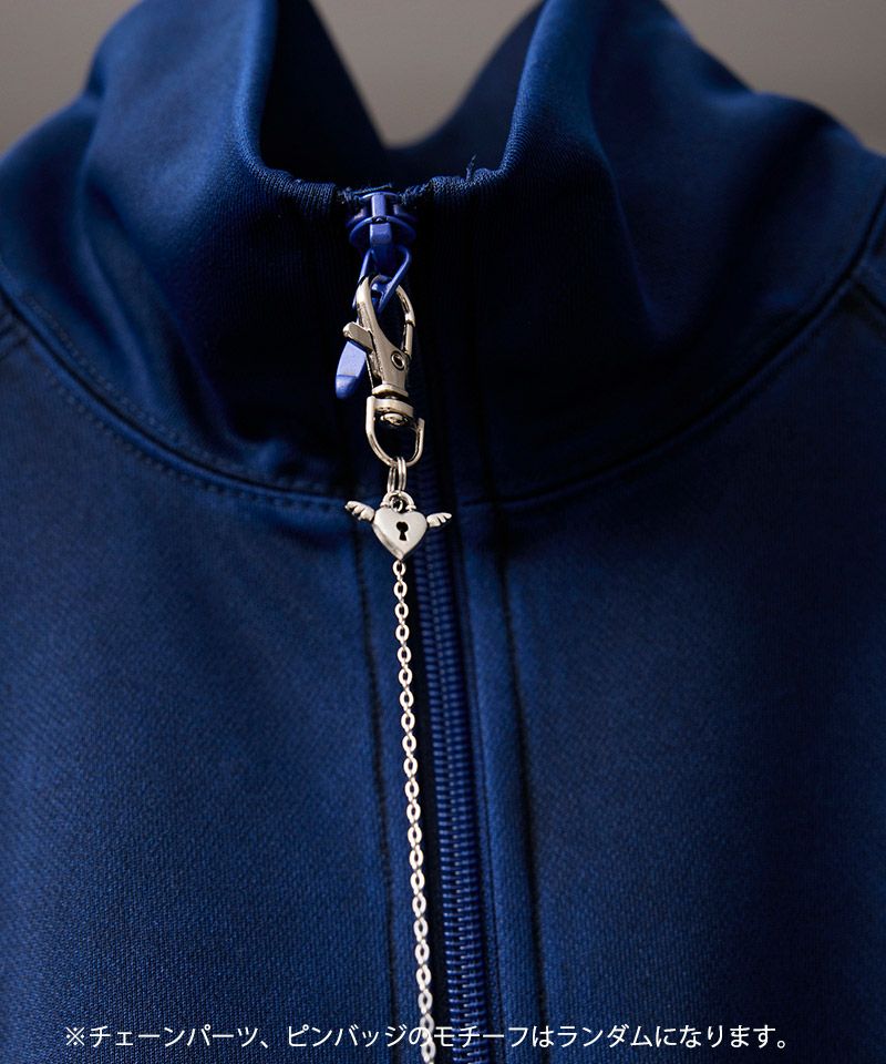 【BODYSONG.(ボディソング)】PIGMENT-DYED DISTRESSED TRACK JACKET トラックジャケット ...