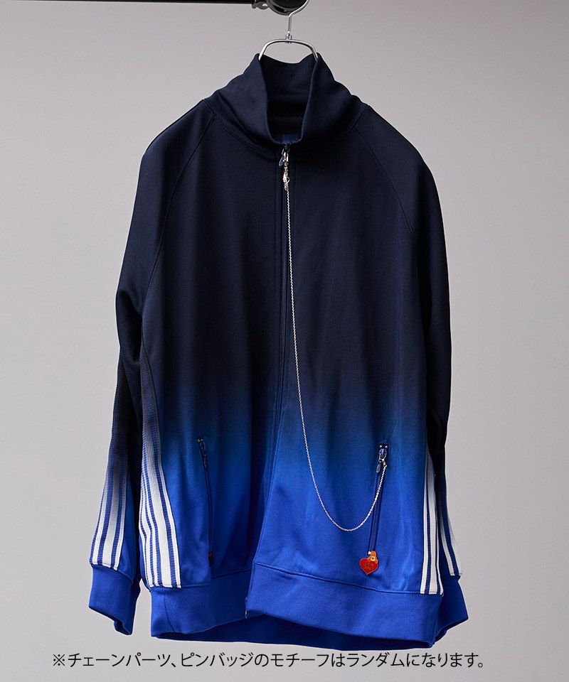 【BODYSONG.(ボディソング)】GRADIENT DYED TRACK JACKET 03 トラックジャケット(BS250206 ...