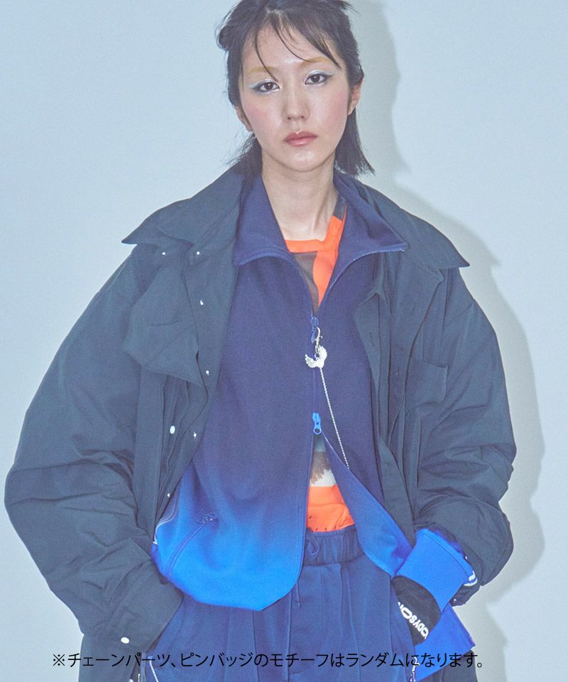 【BODYSONG.(ボディソング)】GRADIENT DYED TRACK JACKET 03 トラックジャケット(BS250206 ...
