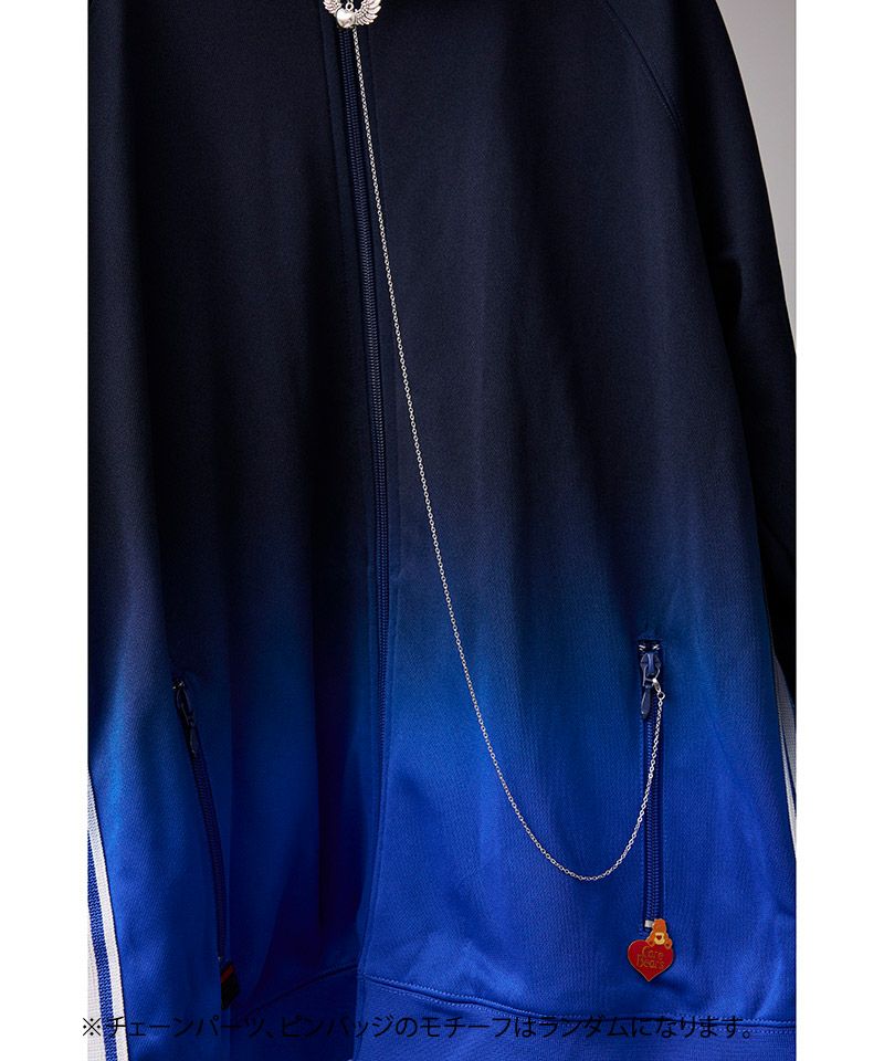 【BODYSONG.(ボディソング)】【予約販売4月入荷予定】GRADIENT DYED TRACK JACKET 03 トラックジャケット ...