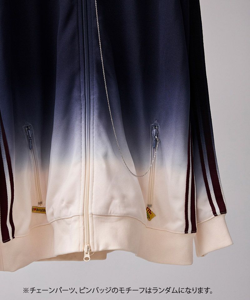 【BODYSONG.(ボディソング)】GRADIENT DYED TRACK JACKET 03 トラックジャケット(BS250206 ...