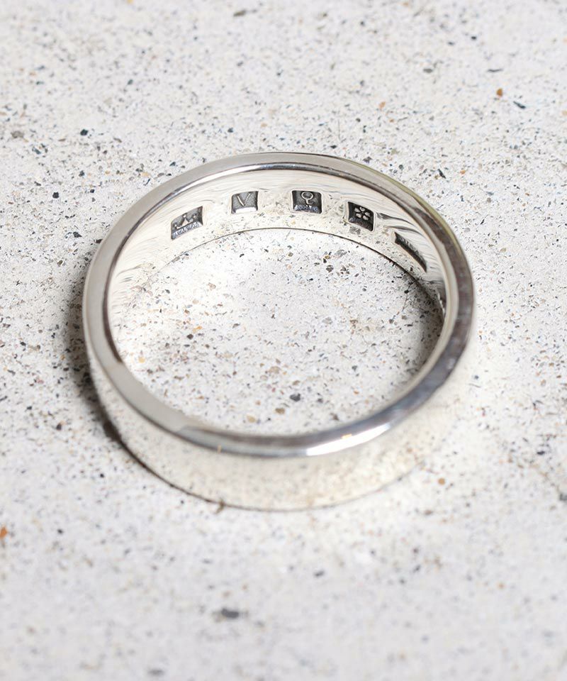 【VIVIFY(ビビファイ)】【予約販売ご注文から1ヶ月後出荷】 Back Hallmarks Ring-Plain-Middle プレーンリング(VFR-185) | CAMBIO カンビオ