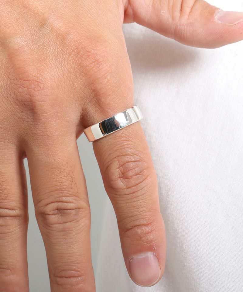 【VIVIFY(ビビファイ)】【予約販売ご注文から1ヶ月後出荷】 Back Hallmarks Ring-Plain-Middle プレーンリング(VFR-185) | CAMBIO カンビオ