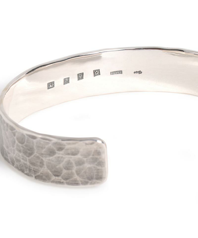 【VIVIFY(ビビファイ)】【予約販売ご注文から1ヶ月後出荷】 Back Hallmarks Bangle- Hammered finish -12mm バングル(VFB-215 ...
