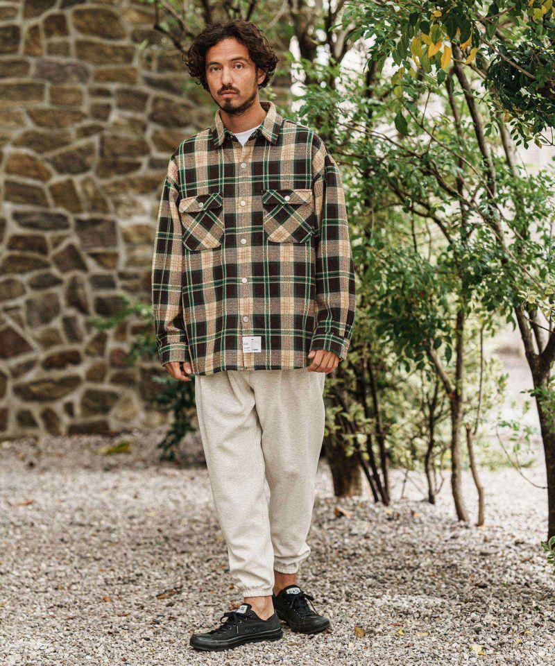 CAMBIO(カンビオ)】 Ripple Span Jogger Pants ジョガーパンツ