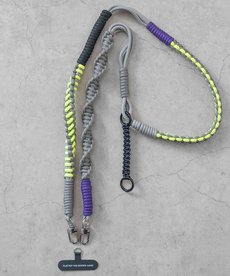 【SENTI(センティ)】【予約販売ご注文から1ヶ月後出荷】PARACORD BRAIDING SHOULDER STRAP パラコード ...