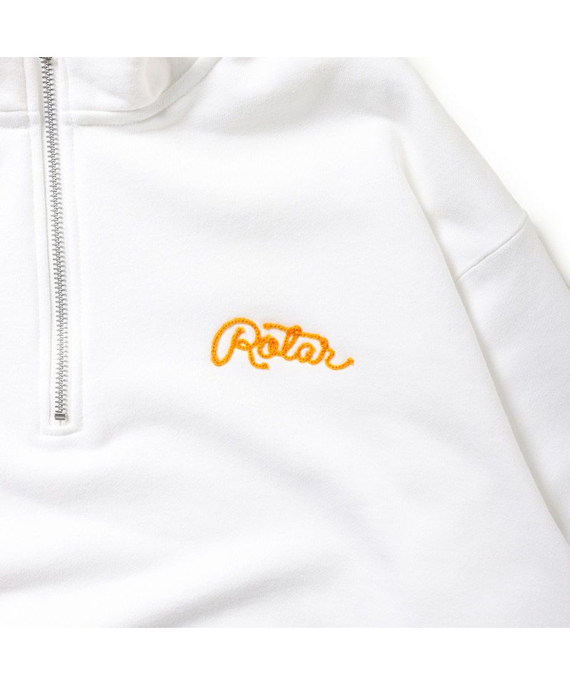 【ROTAR(ローター)】Chain Rope logp Half Zip SWEAT ハーフジップスウェット(rt2517206 ...
