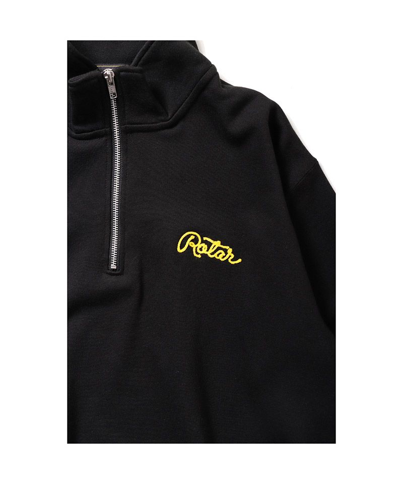 【ROTAR(ローター)】Chain Rope logp Half Zip SWEAT ハーフジップスウェット(rt2517206 ...