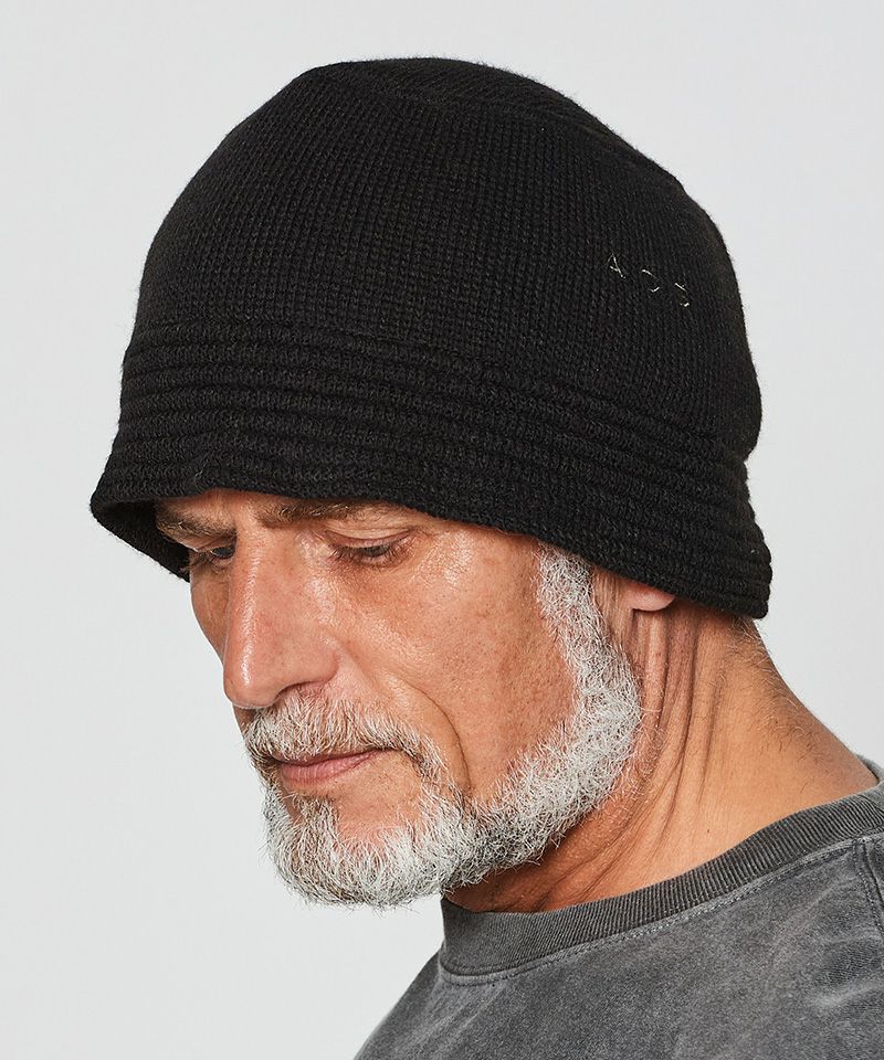 【ACANTHUS(アカンサス)】【予約販売11月中旬～下旬入荷】ACS Logo Knit Bucket Hat ニットバケットハット ...