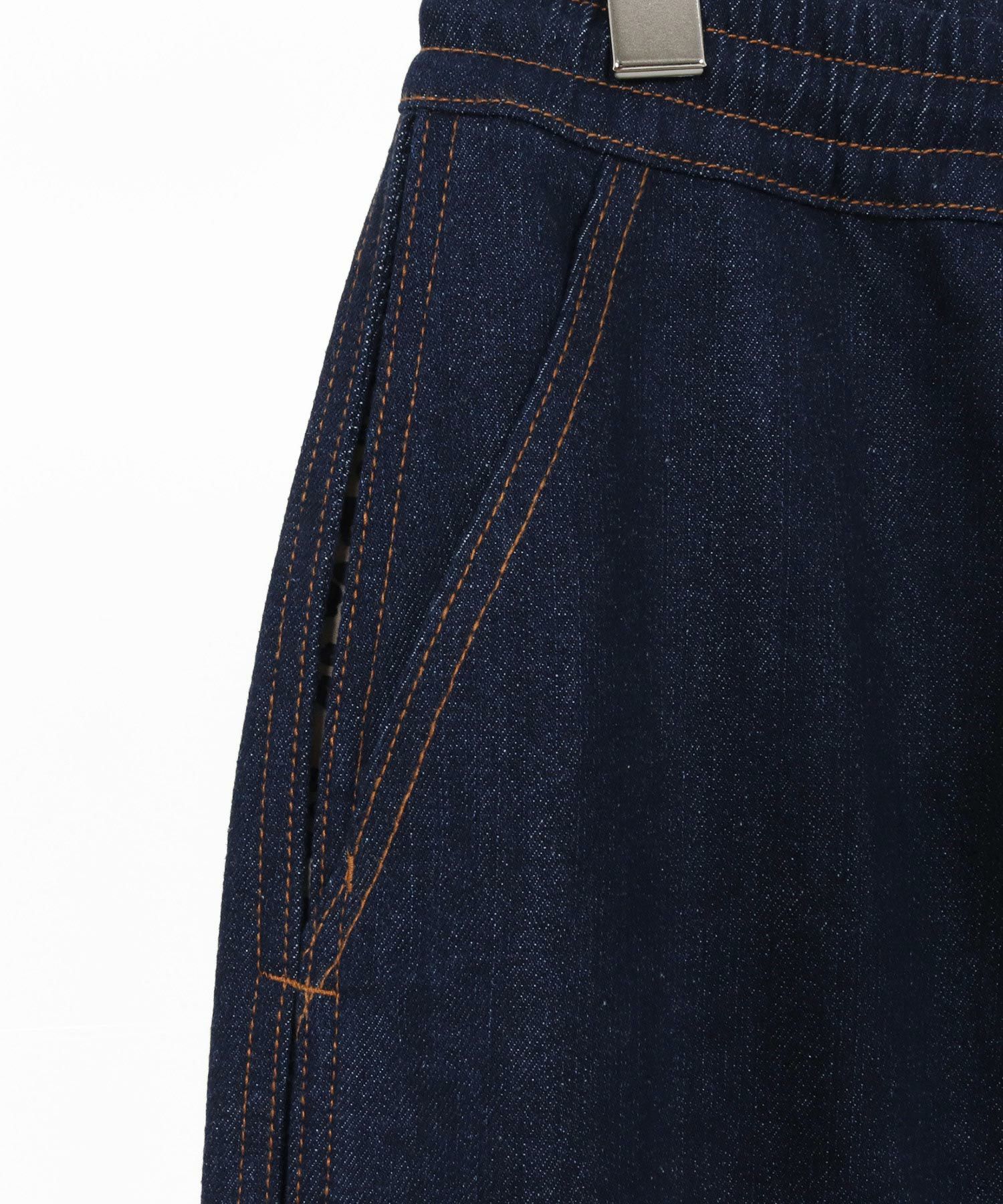 【CAMBIO(カンビオ)】レオパード柄サイドラインデニムテーパードパンツ(C10012) | CAMBIO カンビオ