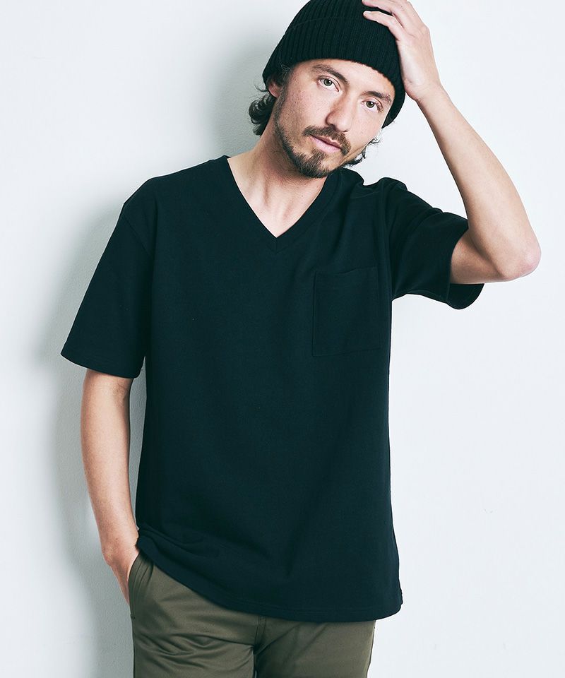 【Magine(マージン)】CTN OPEN END HEAVY V-N TEE S-S VネックTシャツ(2522-009) | CAMBIO カンビオ