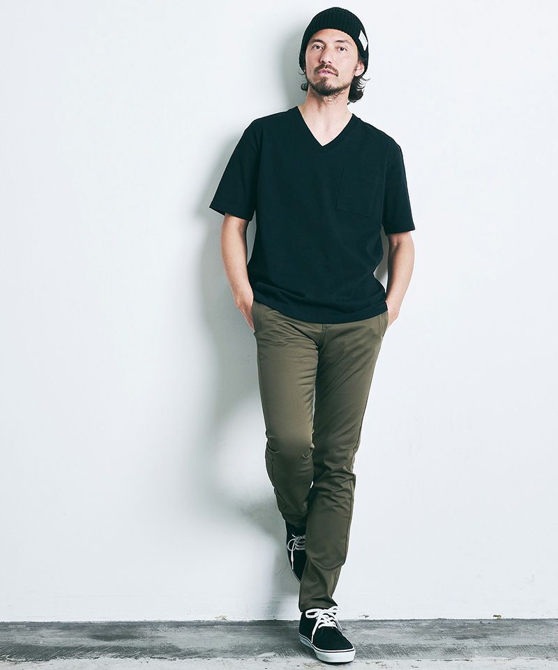 【Magine(マージン)】CTN OPEN END HEAVY V-N TEE S-S VネックTシャツ(2522-009) | CAMBIO カンビオ