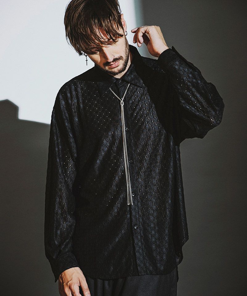 30%OFF【NO ID.(ノーアイディー)】ｼｱｰJQ BIG-SH シャツ(457006-287S